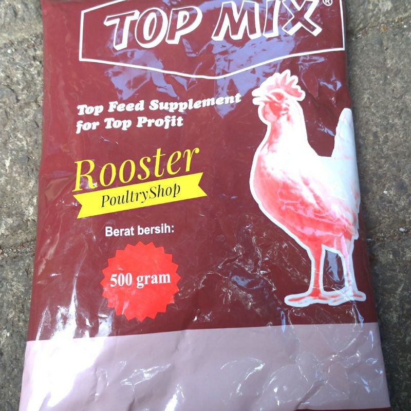 Jual Top Mix Mineral Ayam 500 Gram Mineral Tambahan Pakan Ayam | Shopee ...