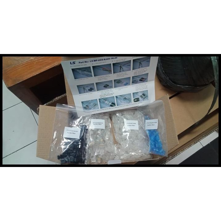 Jual Hesaa_Store | Ls Connector Utp Cat 6 @100Ea Ls-Mp-Uc6-Rj45-Tr-A1 ...