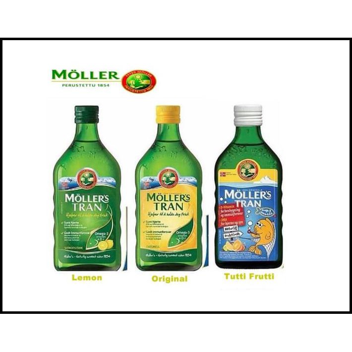 Jual DASYAT MOLLER'S TRANS COD LIVER OIL / MINYAK IKAN BAYI / MOLLER ...
