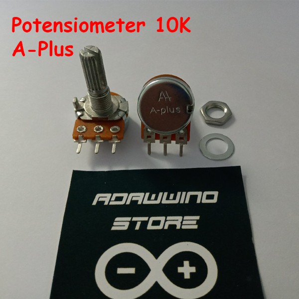 Jual Potensio A-Plus 10k Ohm Potensiometer B10K Variable Resistor ...