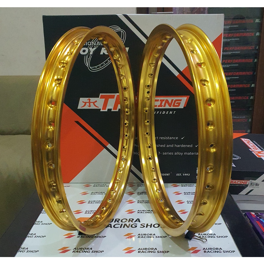 Jual Velg TK Bright Set 17 x 140 / 160 warna Gold | Shopee Indonesia