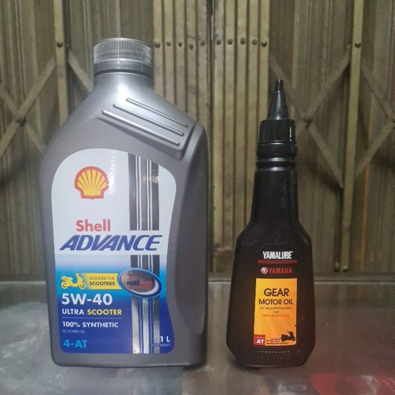 Jual Shell Ultra Matic 5W40 1L dan Gardan Yamalube 150 Ml (Paket ...