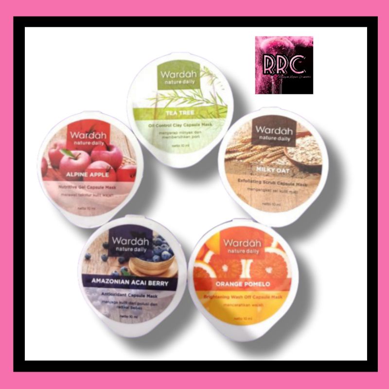 Jual Wardah nature daily capsule mask 10ml | Shopee Indonesia