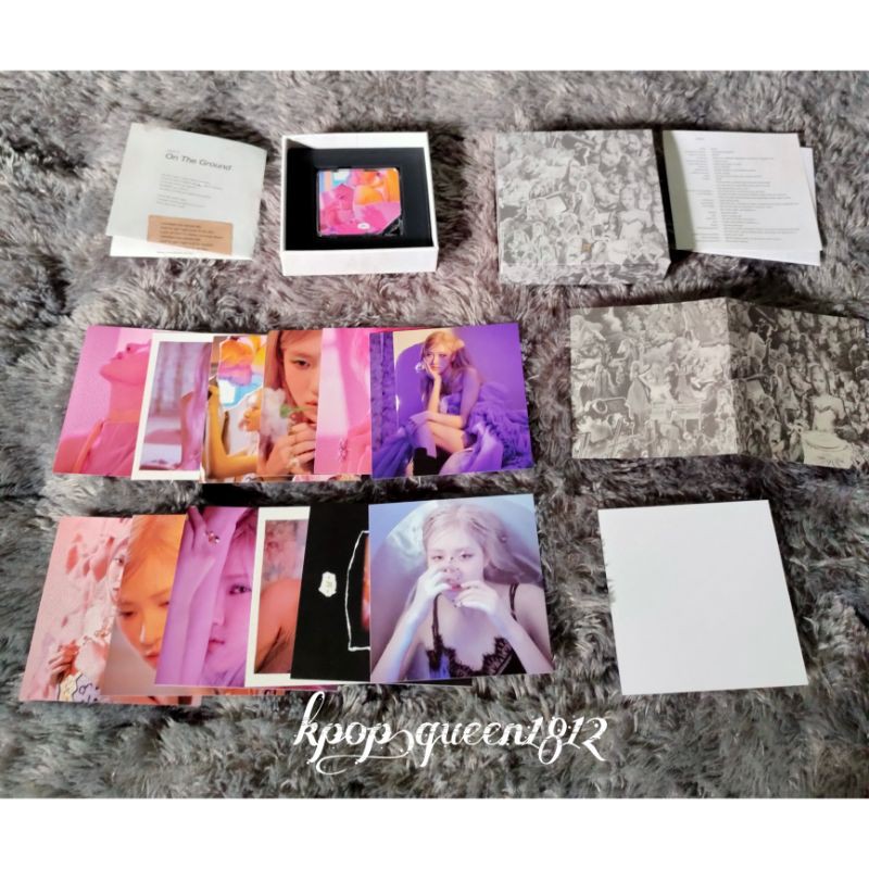 Jual sharing Rose first single album -R- versi kit (photocard-kihno ...