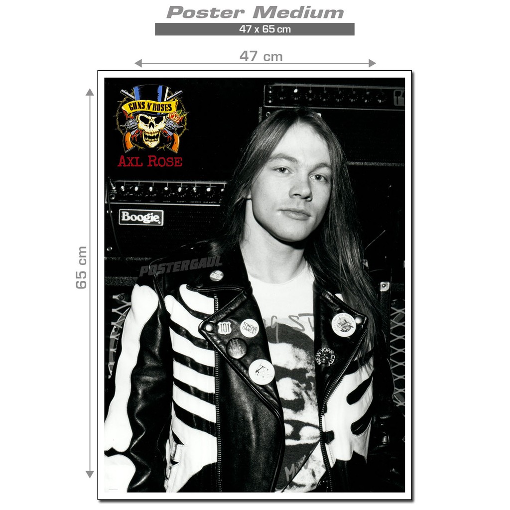 Jual Poster Medium AXL ROSE #FJP139 - ukuran 47 x 65 cm | Shopee Indonesia