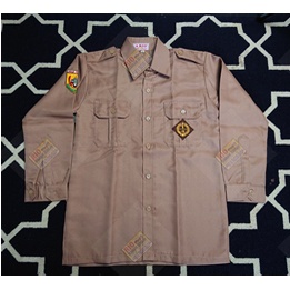 Jual Baju Pramuka Penegak Pembina Gabardin/ Rafilo Laki-Laki Panjang ...