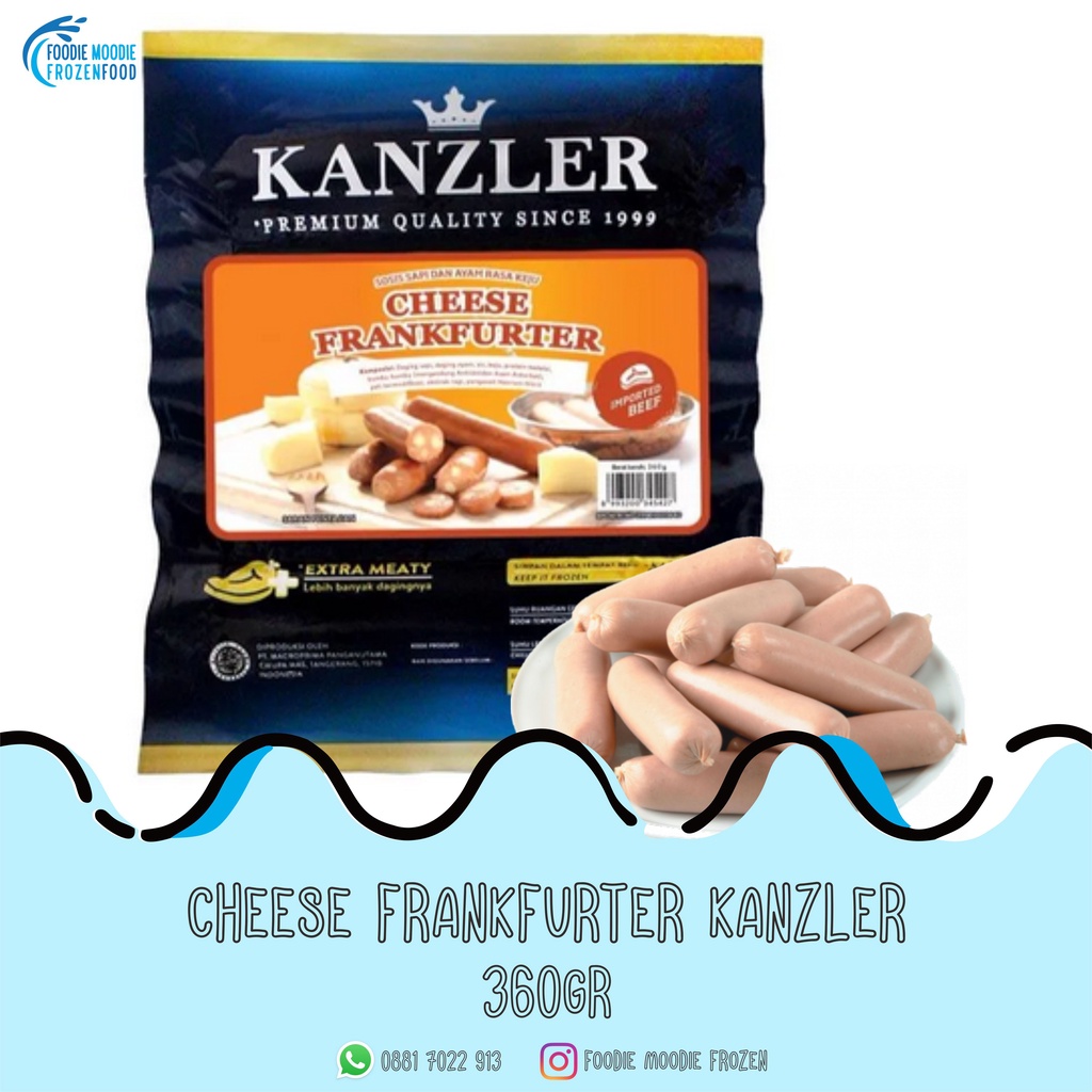 Jual Sosis cheese frankfurter kanzler 360gr | Shopee Indonesia