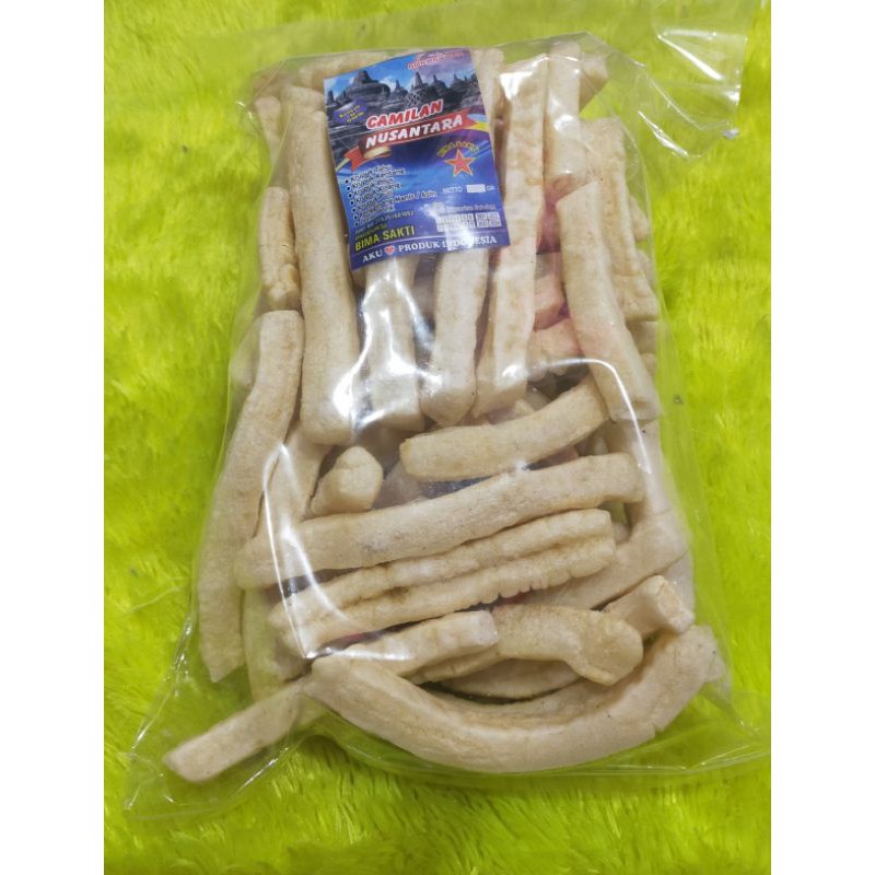 Jual kerupuk tahu panjang enak camilan gurih renyah Snack 180gr ...