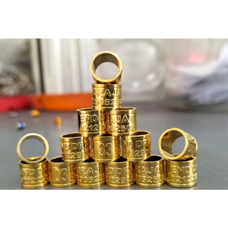 Jual ring burung custom Ring ukir /ring merpati model terbaru /ring ...