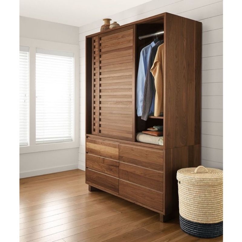 Jual almari minimalis kayu jati, almari sliding almari moderen mebel ...