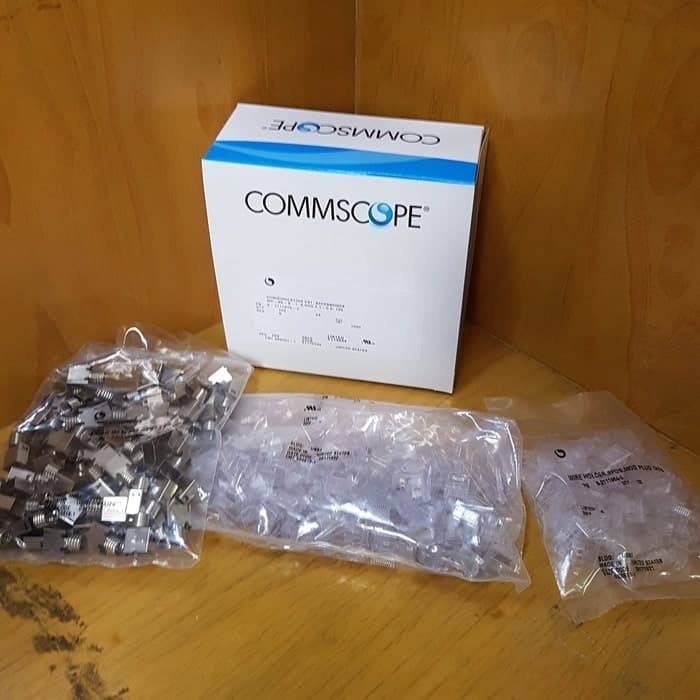 Jual AMP-Commscope RJ45 cat6 ORI - 100pcs | Shopee Indonesia