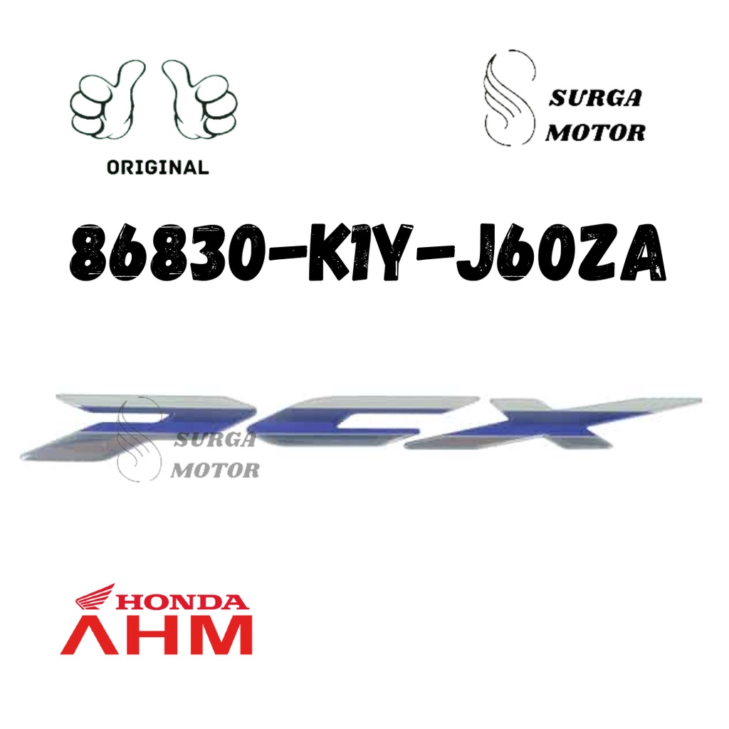 Jual Sticker Stiker Emblem Logo tempelan Tulisan PCX Silver Perak Type ...