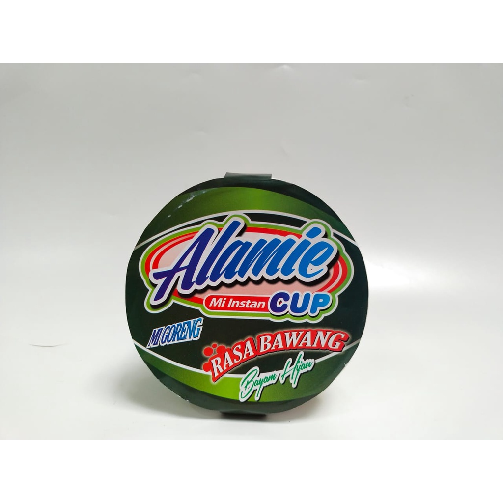Jual Mie Cup Alamie Goreng Rasa Bawang 45gr(Bayam hijau) | Shopee Indonesia