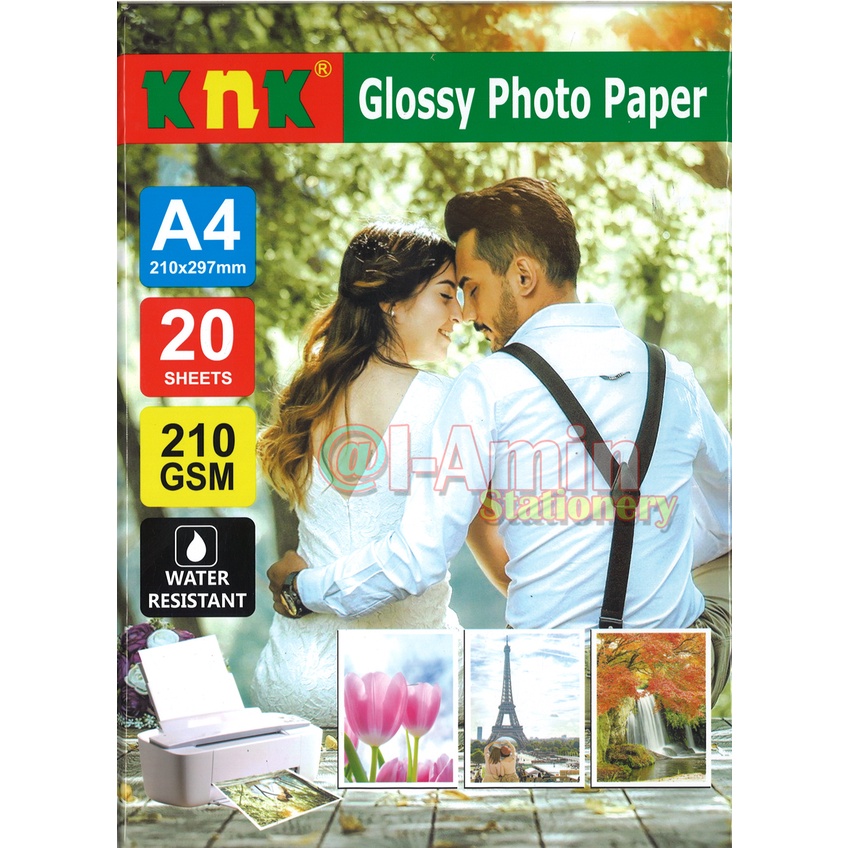 Jual Kertas Foto Glossy / Glossy Paper 210gsm KNK Original | Shopee ...