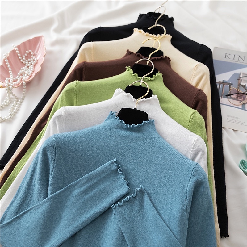 Jual ATASAN RAJUT WANITA (baru kriwil)Baju Rajut Wanita Kaos Import ...