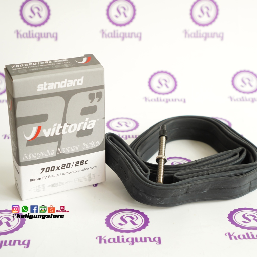 Jual Ban Dalam Roadbike VITTORIA 700 x 20 23 25 28c FV PRESTA 60mm Tube ...