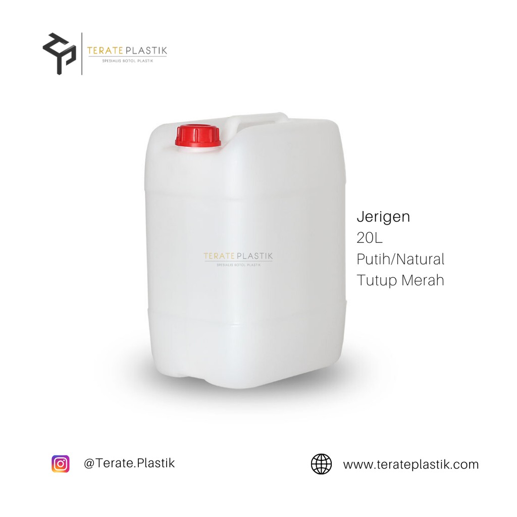 Jual Jerigen Plastik 20L | Jerican 20L HDPE | Baru | Bandung | Grab ...