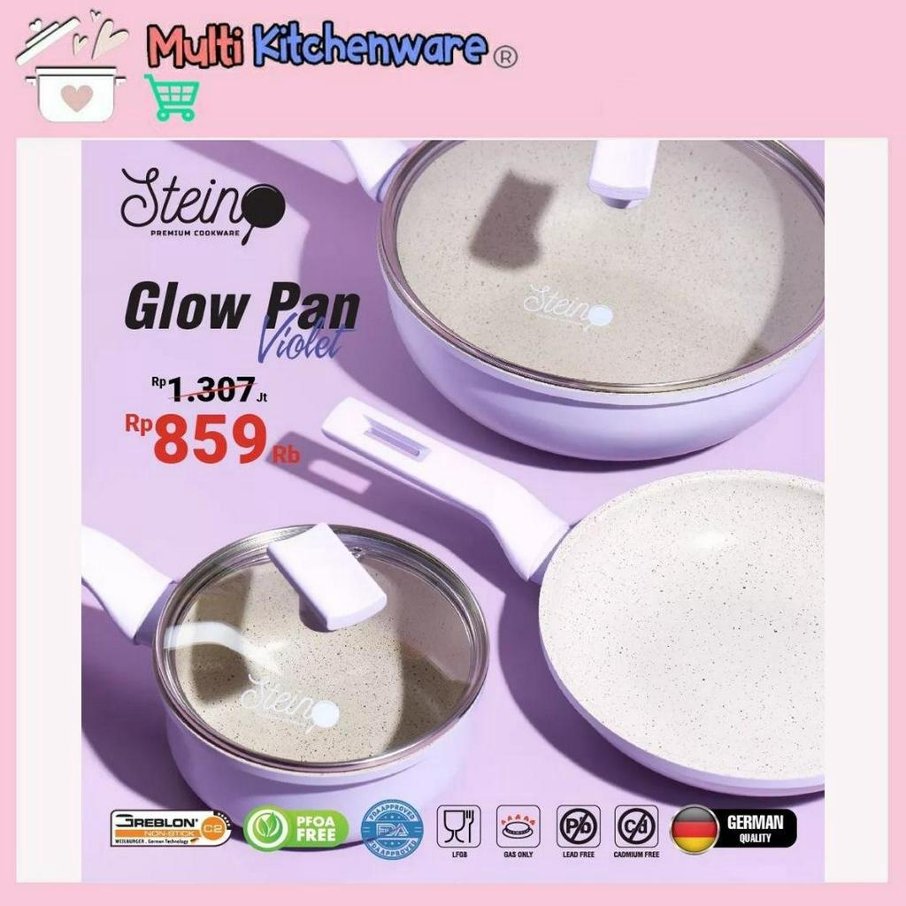 Jual Steincookware Glowpan Violet Series Glow Pan Stein Warna Ungu ...