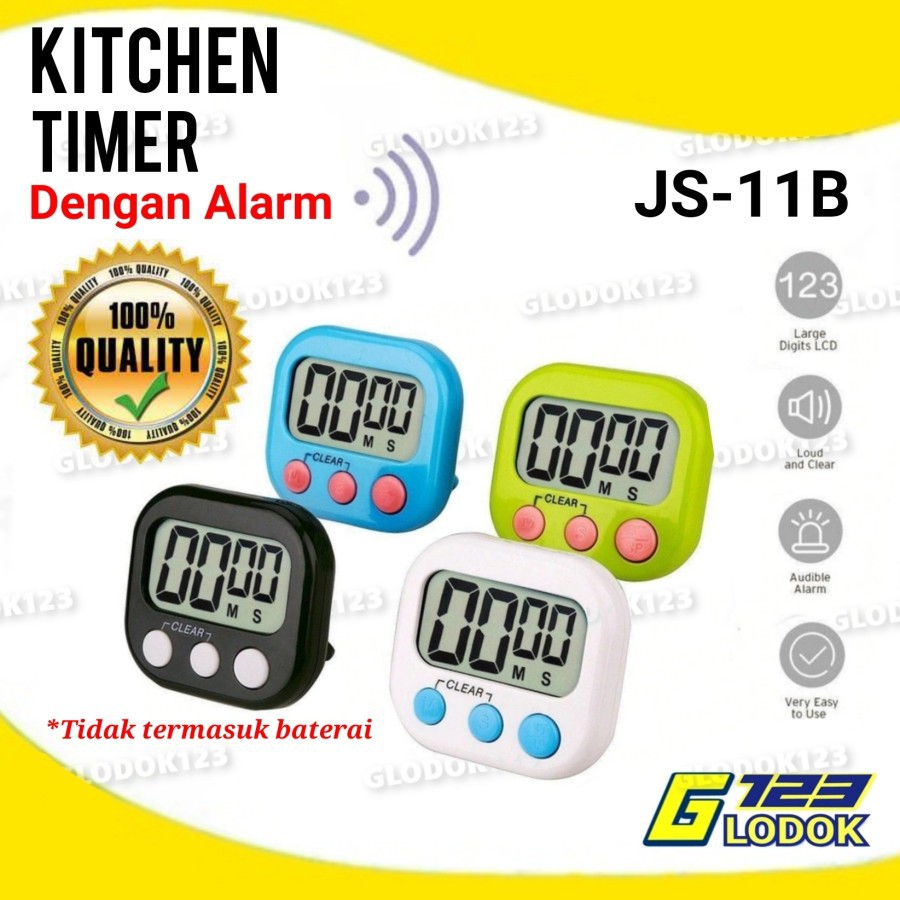 Jual Timer Masak Digital Alarm Dapur Masak Clock Stopwatch Kitchen ...