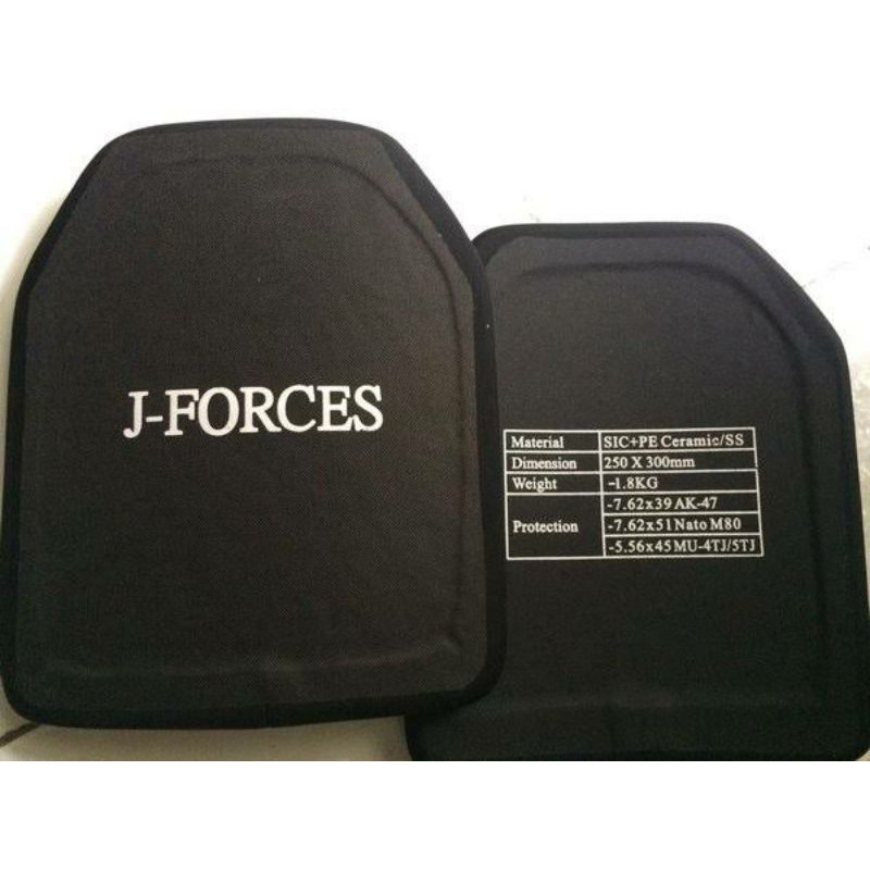 Jual plat kevlar anti peluru j force level 4 original cocok untuk body vest durhaim original ...