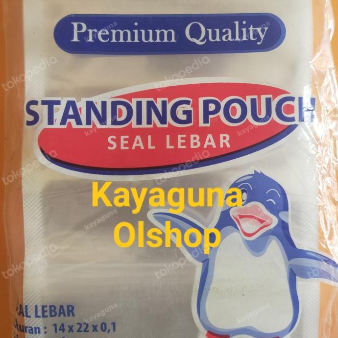 Jual _^_^_^] Standing pouch 14x22 isi 50 pcs blutop Zipper klip seal ...