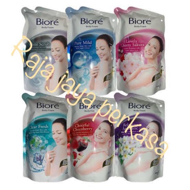 Jual Biore Body Foam Refill 400ml (sabun cair) | Shopee Indonesia