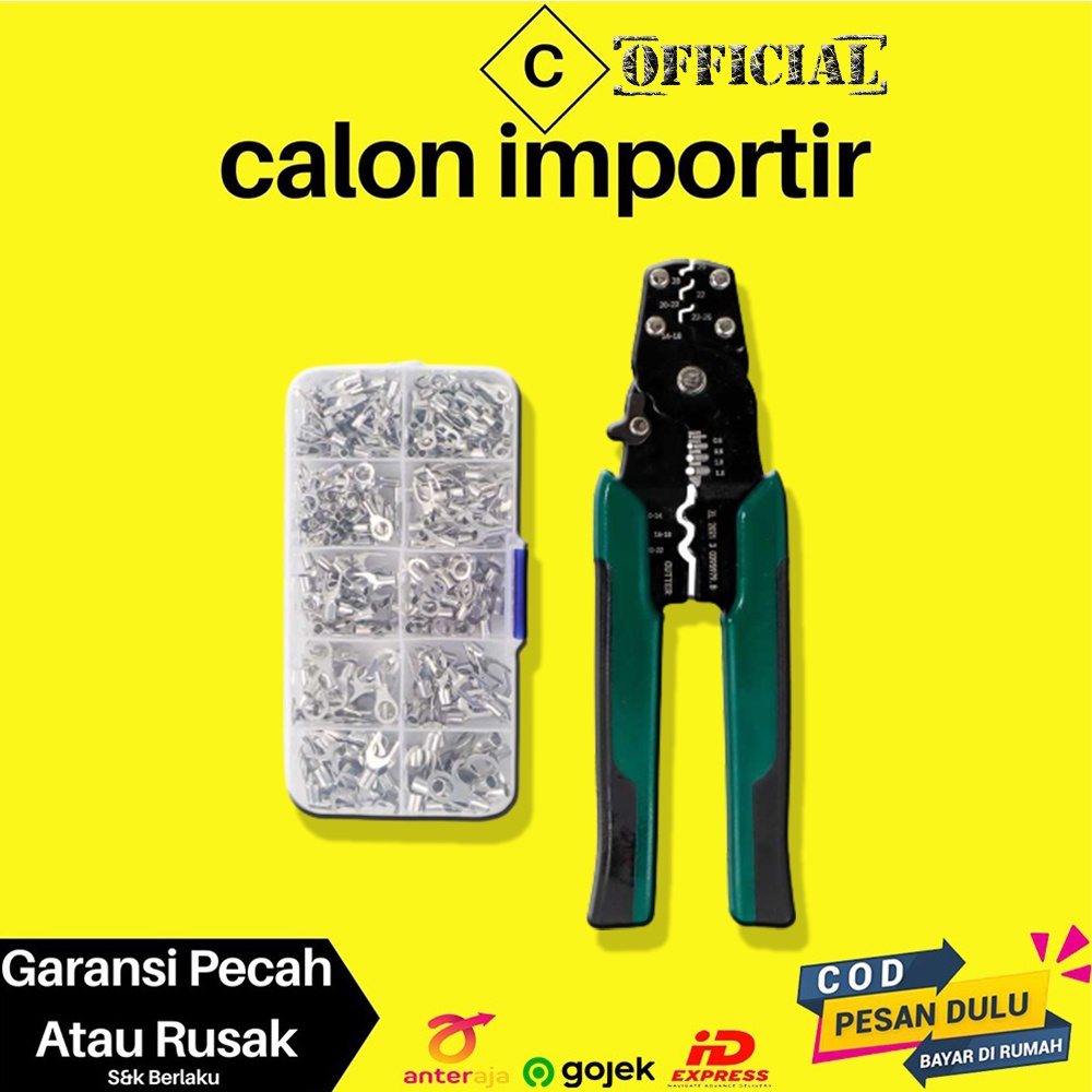 Jual Terminal Wire Crimp Connector Kit 320 PCS with Plier Skun Kabel ...