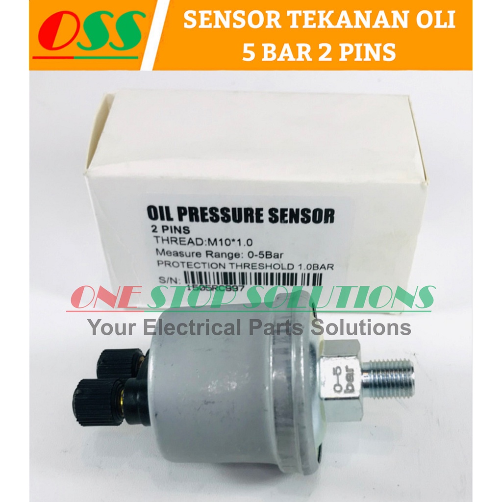 Jual SENSOR TEKANAN OLI SWITCH OLI VDO 5 BAR 2 PINS DRAT 10MM | Shopee Indonesia