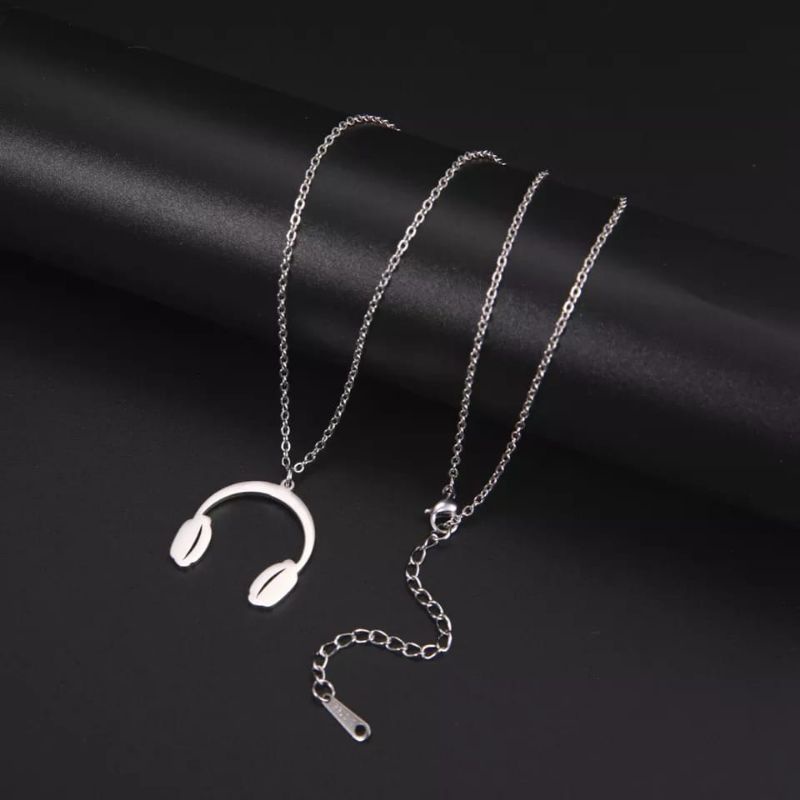 Jual Stainless Steel Music Notw Guitar Necklace Gift/Kalung | Shopee ...