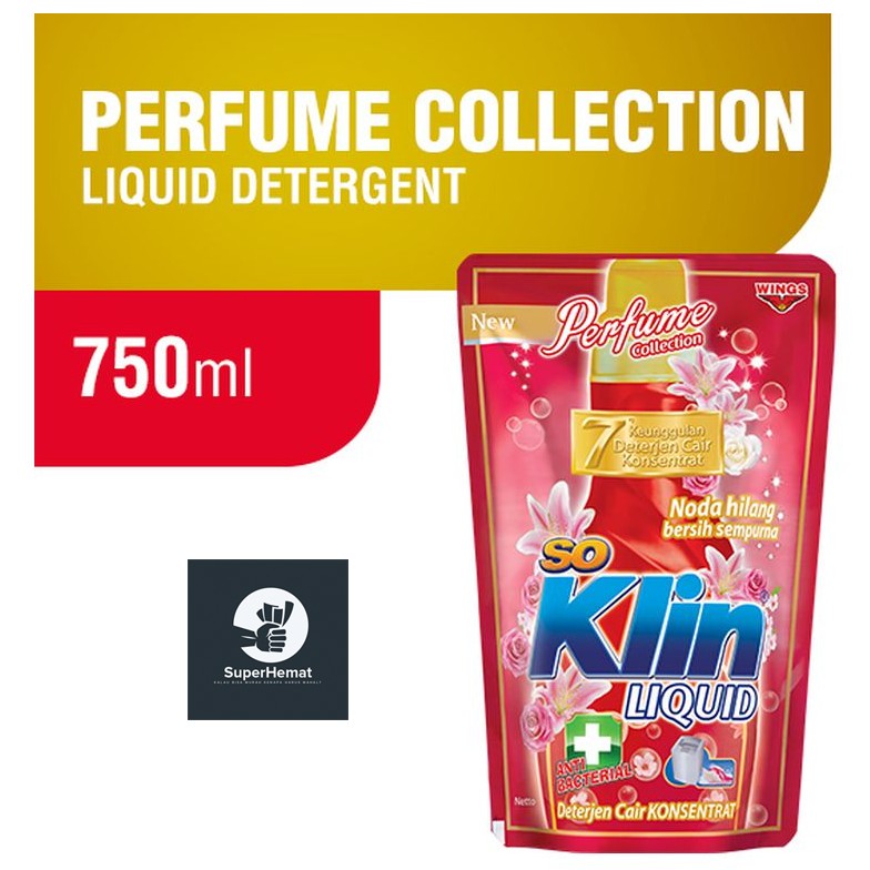 Jual SO KLIN - Liquid Detergent - Perfume Collection - All Variant 720 ...
