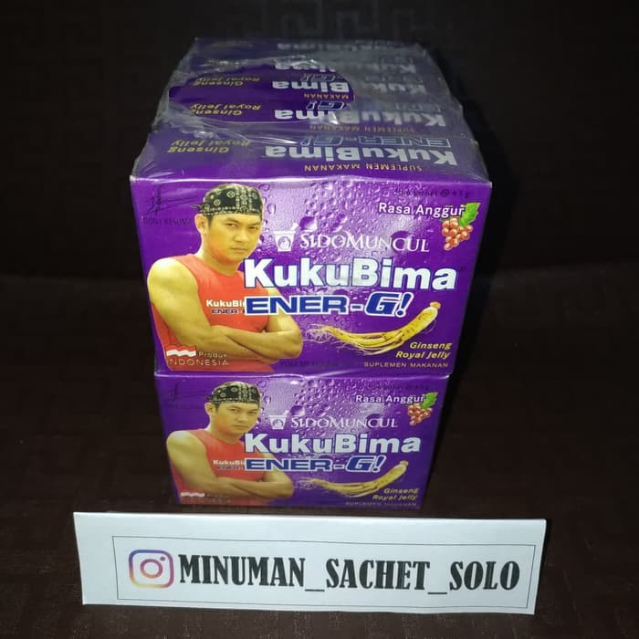 Jual Kuku Bima Ener G Sidomuncul Rasa Anggur jambu mangga I | Shopee ...
