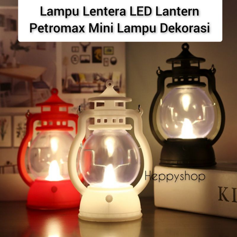 Jual Lampu Lentera LED Lantern Petromax Mini Lampu Dekorasi | Shopee ...