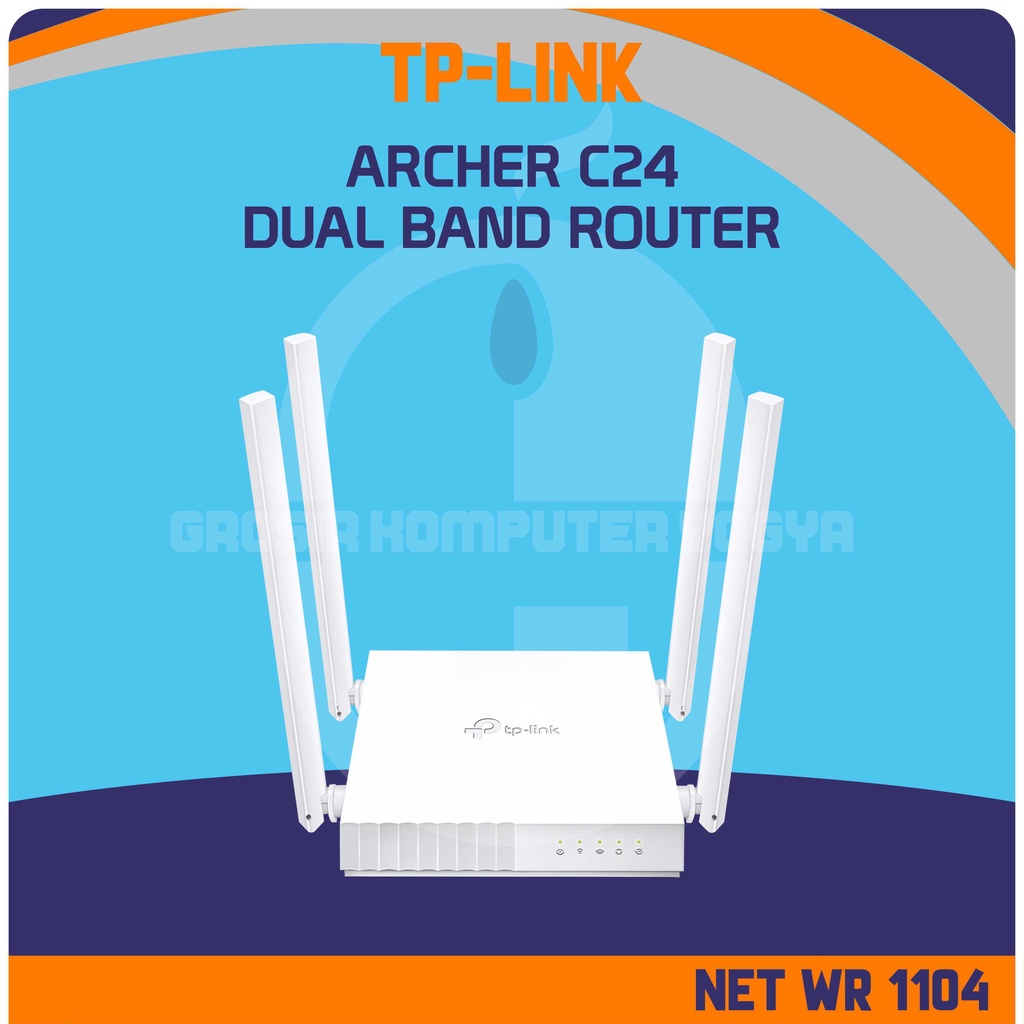 Jual TP-Link Archer C24 AC750 Dual-Band High-Speed Multi-Mode Wi-Fi ...