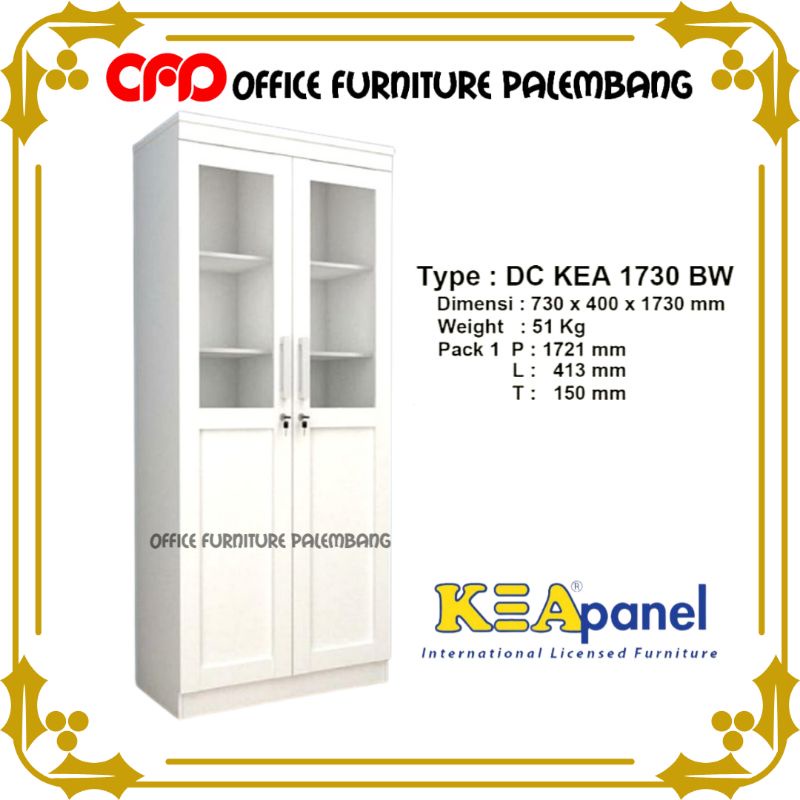 Jual lemari pajangan kea panel DC KEA 1730 lemari buku lemari arsip ...