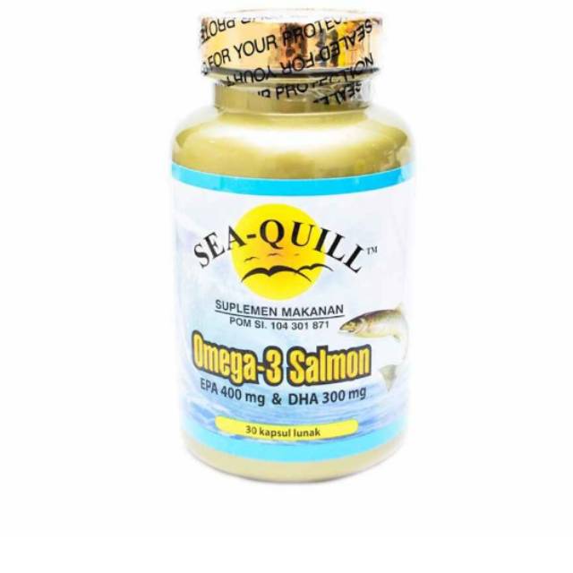 Jual Sea Quill Omega-3 Salmon 60 | Shopee Indonesia