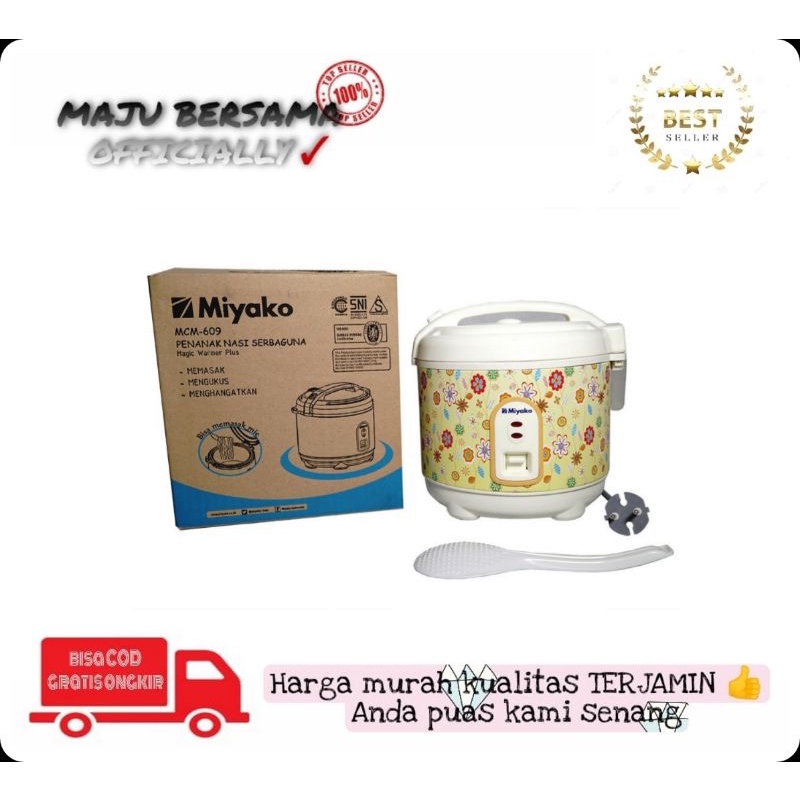 Jual MB - Miyako MCM 609 magic com / rice cooker 3 in 1 MCM 609 ...