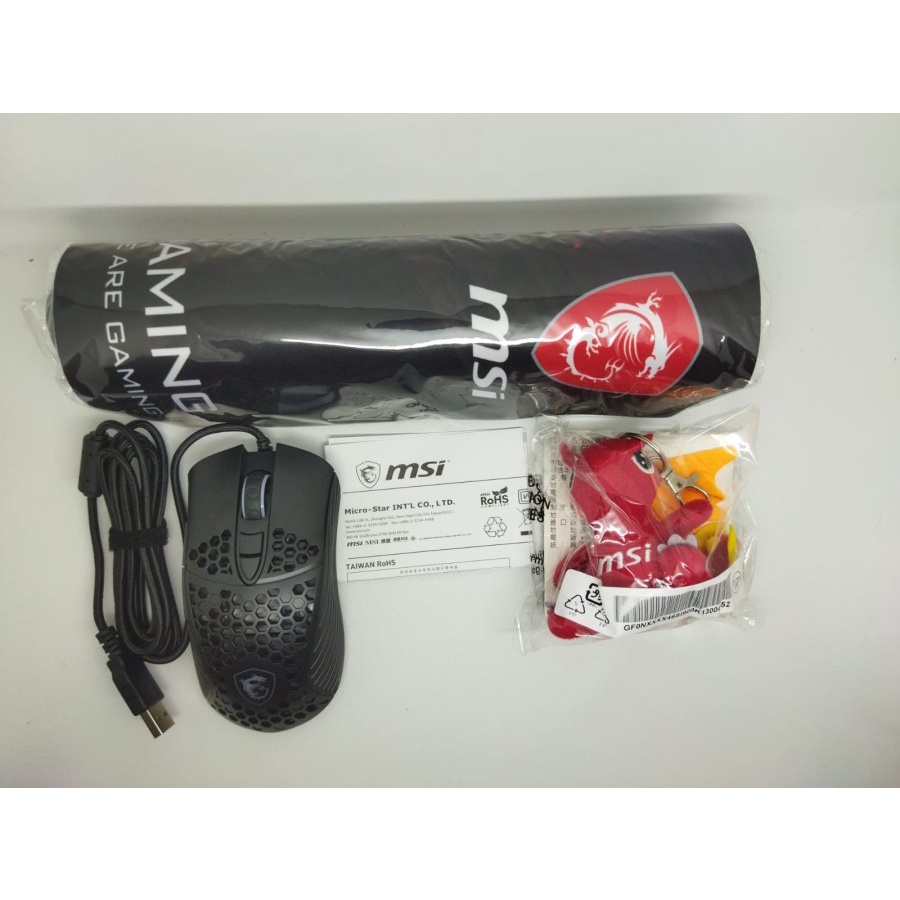 Jual Mouse Gaming MSI M99 Combo Dragon Mousepad Key chain Dragon ...