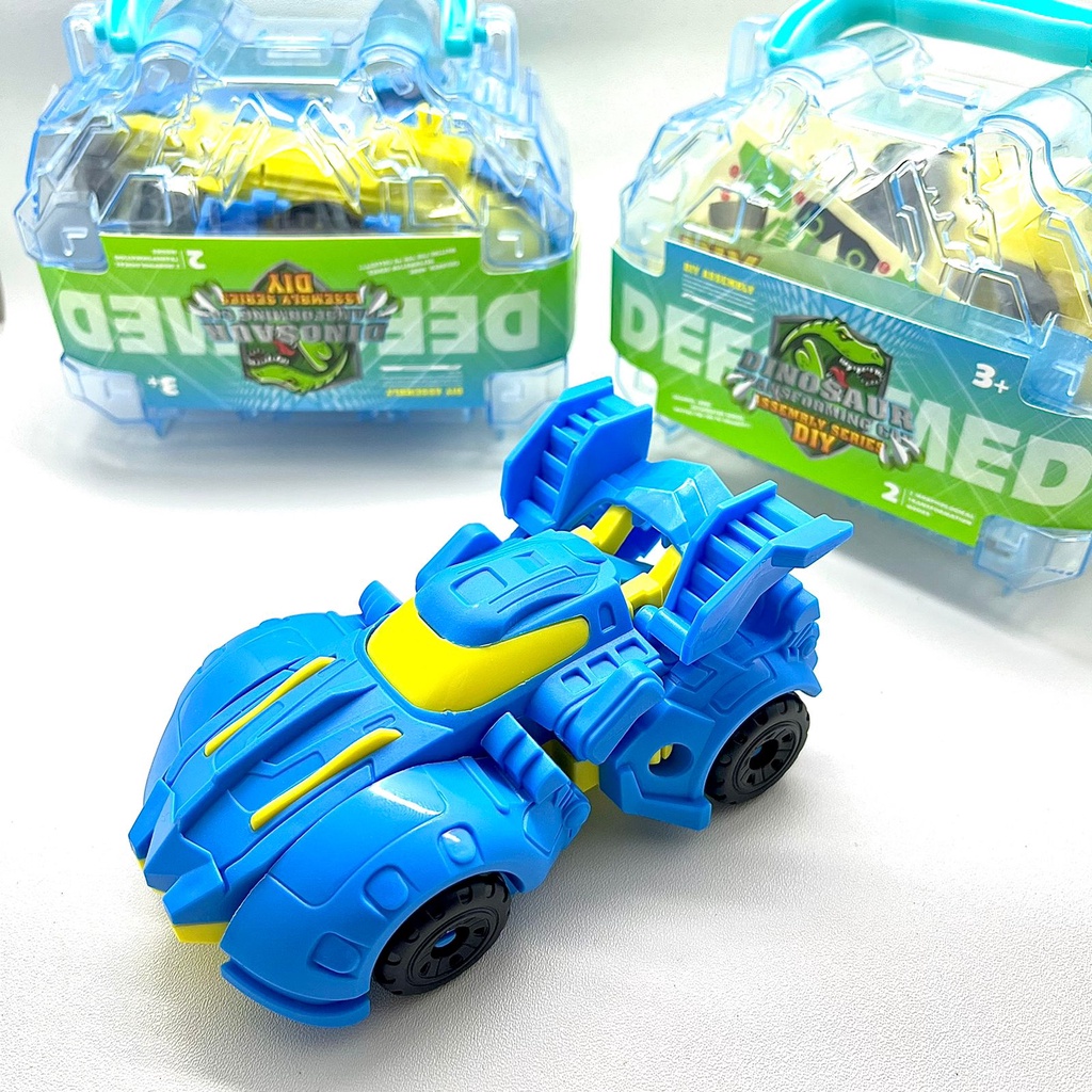 Jual Mainan Mobilan Transformer DIY PREMIUM Dengan Box / Mainan Mobil ...