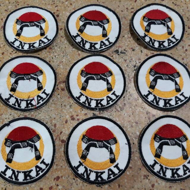 Jual (RENI) BADGE KARATE BET INKAI LOGO BED BELADIRI EMBLEM BORDIR ...