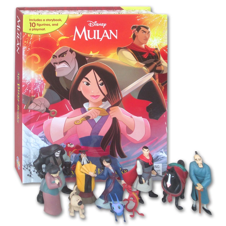 Jual My Busy Book Disney Mulan includes a Storybook, 10 Figurines and a ...