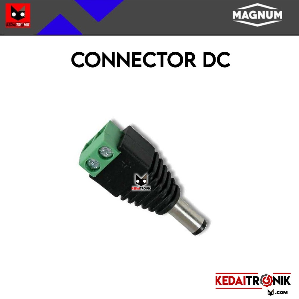 Jual DC Connector for CCTV Camera Power Supply Konektor dc Male Adapter ...
