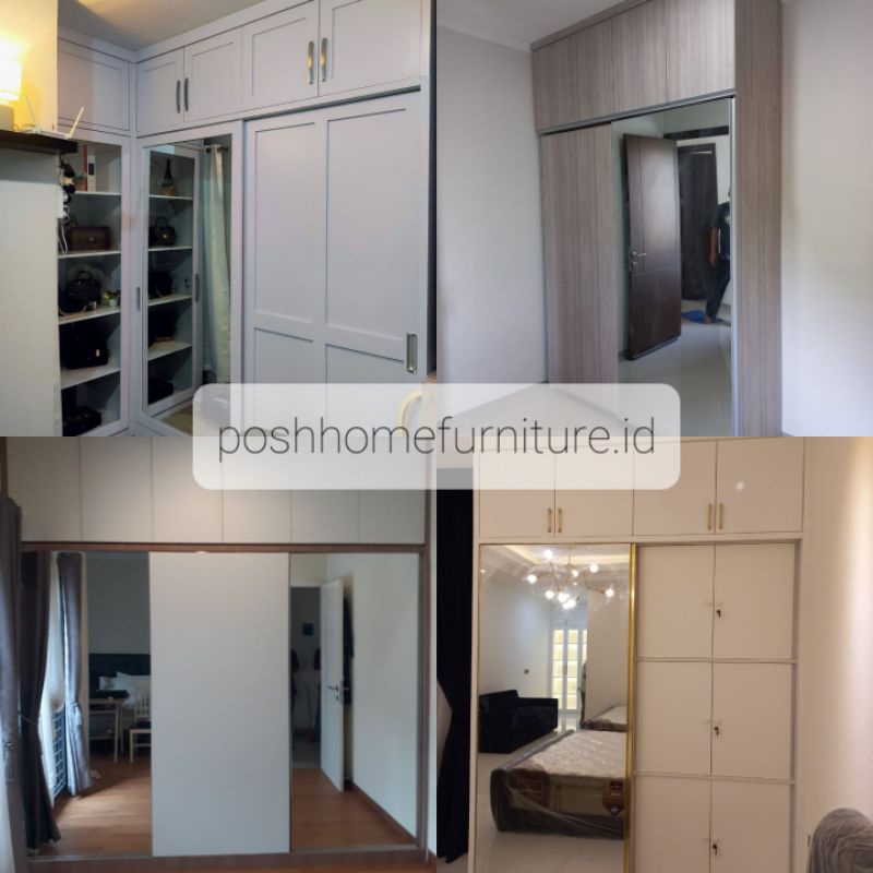 Jual LEMARI BAJU CUSTOME HPL, WARDROBE | Shopee Indonesia