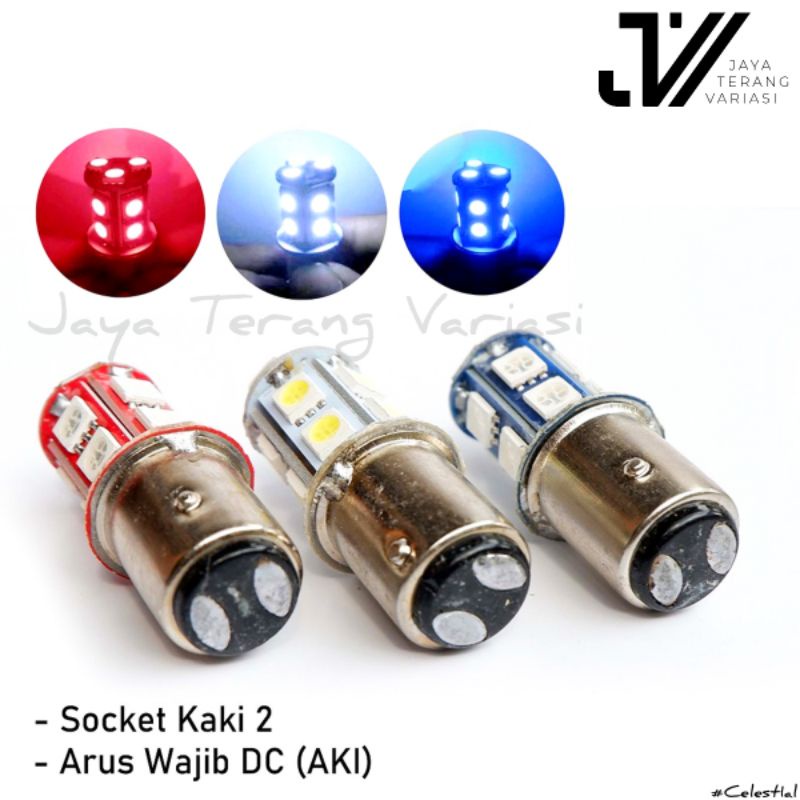 Jual LAMPU STOP LED FLASH 13 MATA JAGUNG KEDIP/ DOP STOP FLASH LED ...