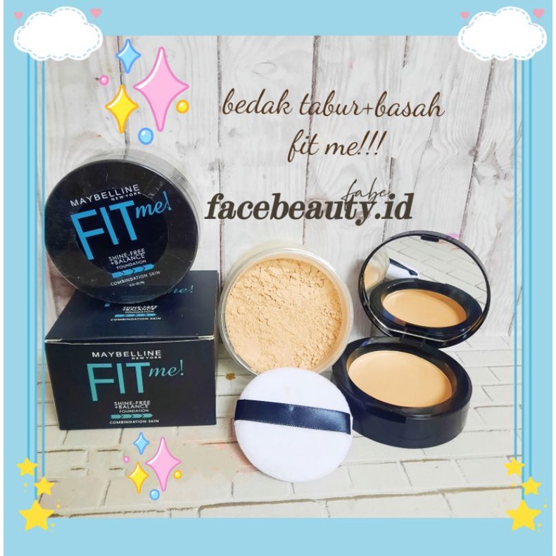 Jual BEDAK FITME 2IN1 BEDAK TABUR+BEDAK BASAH/BEDAK PADAT+BEDAK BASAH ...