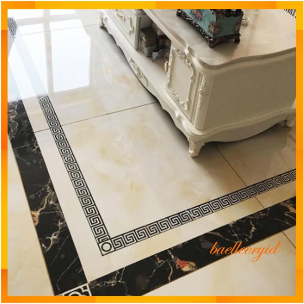 Jual 1 ROLL STIKER KERAMIK BORDER LIS KERAMIK STIKER LANTAI STIKER ...