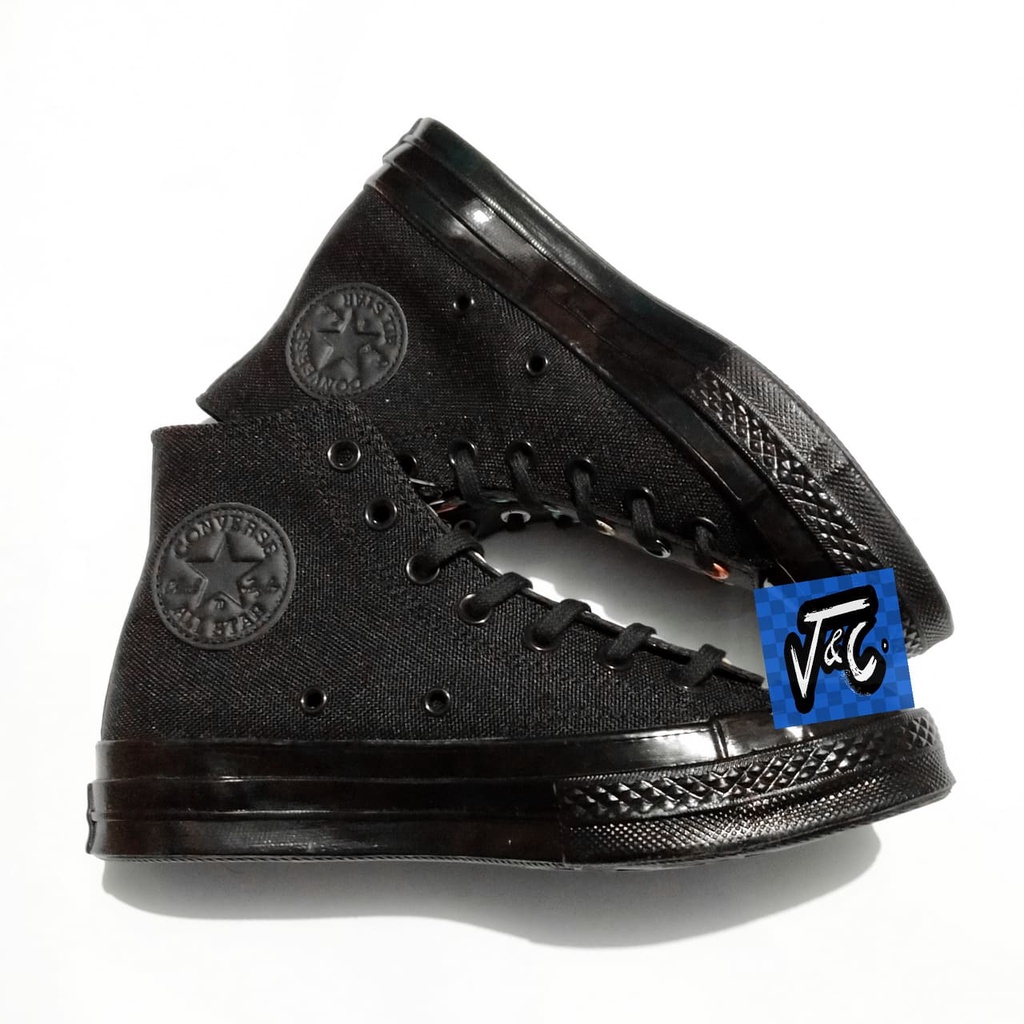 Jual Converse Chuck 70 70s Canvas Zip Zipper Slip on Vintage Hi Black ...