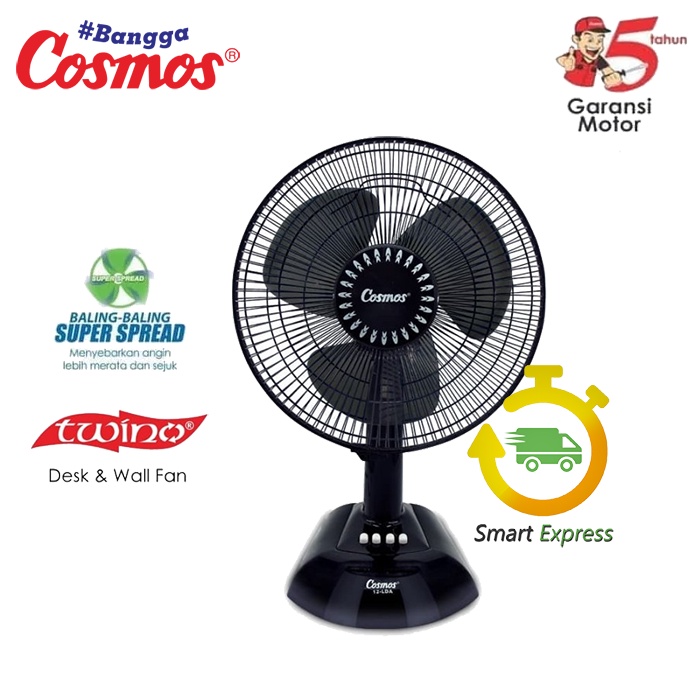 Jual KIPAS ANGIN COSMOS 12 LDA TWINO / 12LDA TWINO - (12 INCH / DESK ...