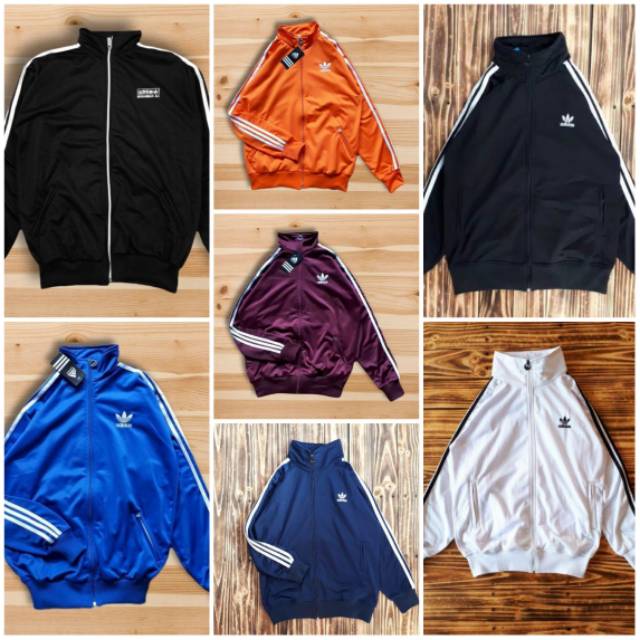 Jual Jaket Tracktop 3 Stripes Adidas Full Tag | Shopee Indonesia