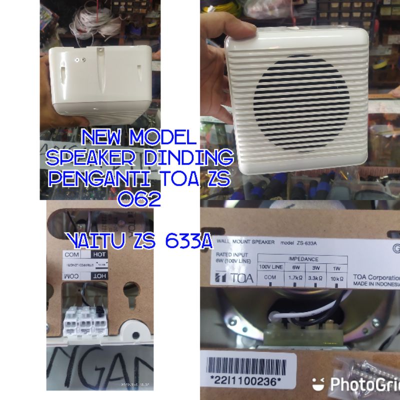 Jual wall speaker speaker dinding terbaik penganti ZS 062 Yang sudah tidak di produksi kembali ...