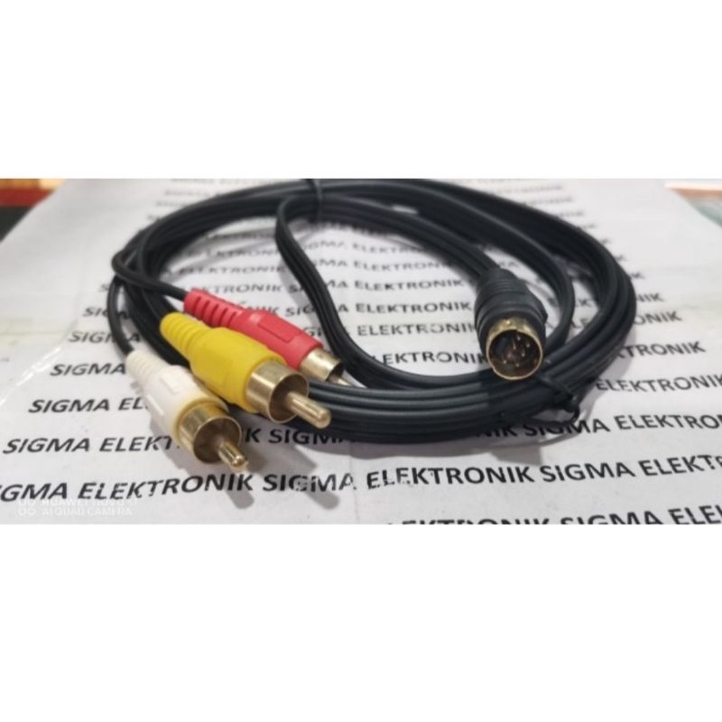 Jual KABEL S-VIDEO 7 PIN TO 3 RCA | Shopee Indonesia